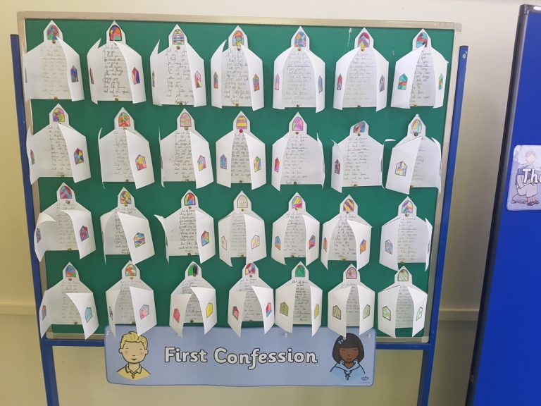 Our First Confession Art - Roxboro National School